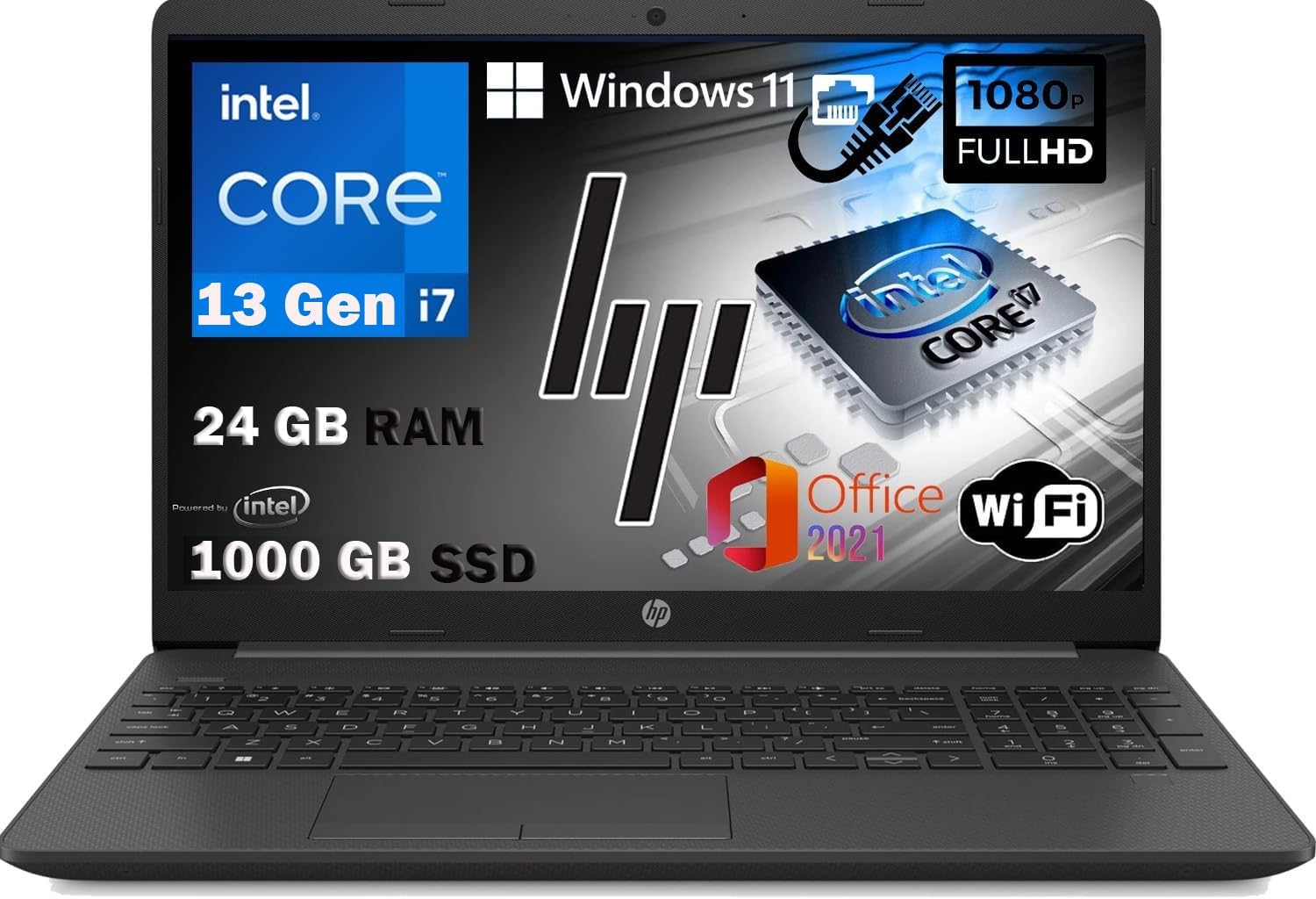 HP Notebook 250 G10, Pc portatile Grey, Intel Core i7 1335U 13Th Gen ...