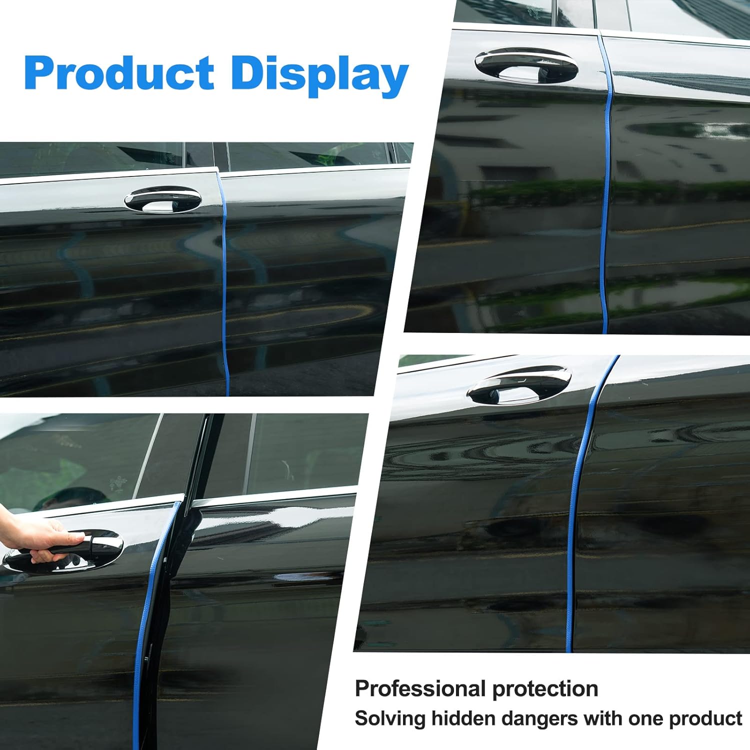 Car Door Edge Protector,Rubber Car Door Protectors No Glue Car ...