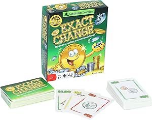 Amazon.com: Exact Change Card Game - Educational Money Counting Game ...