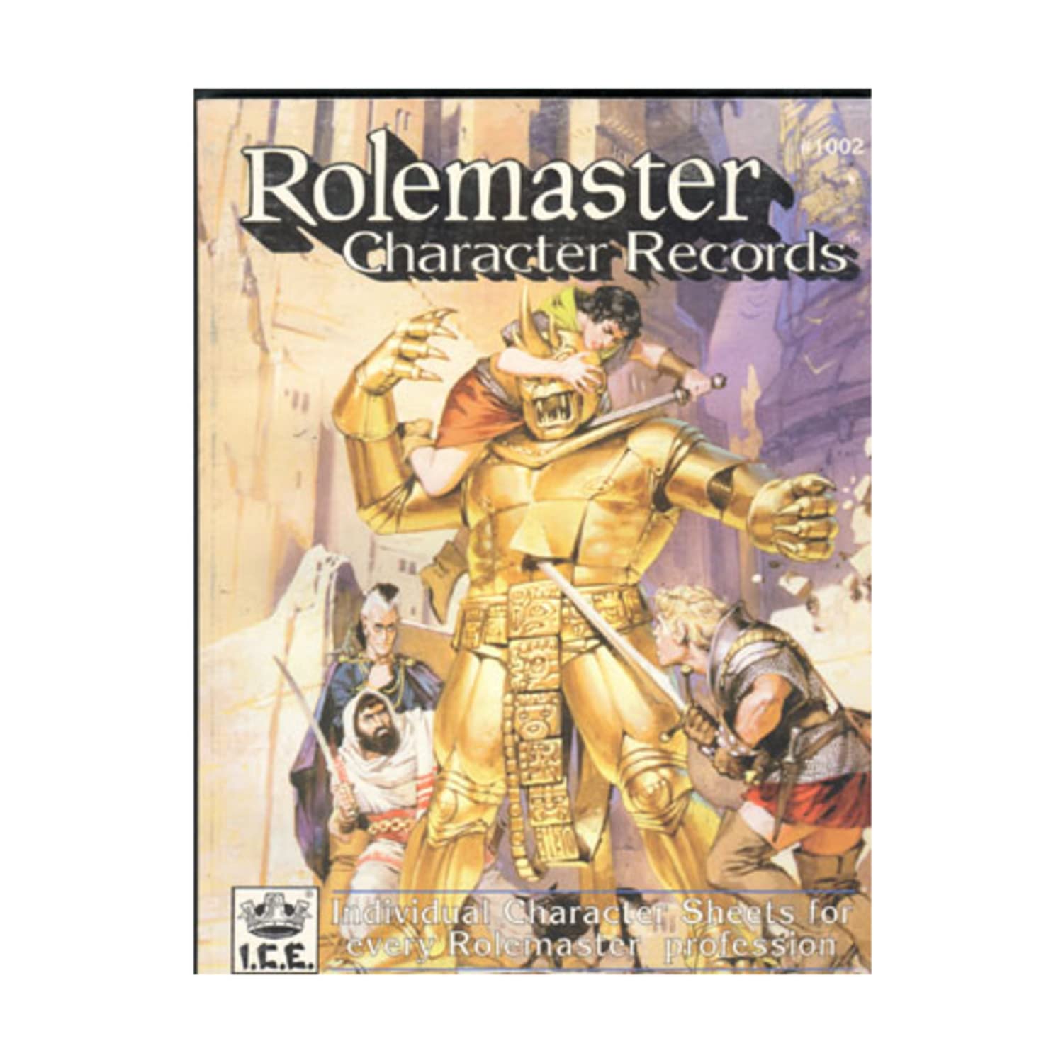Rolemaster Character Records (Advanced Fantasy Role Playing, 2nd Ed ...