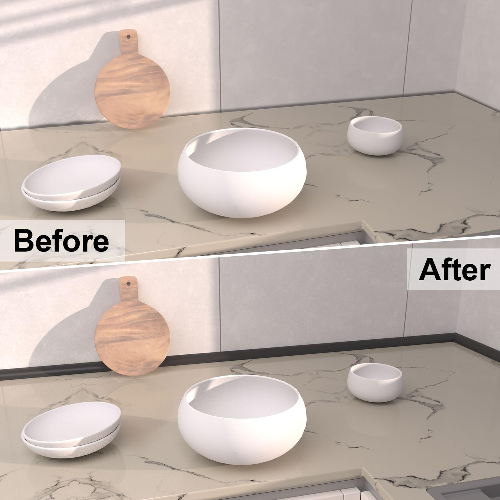 Snapklik.com : Flexible Quarter Round Trim, Peel And Stick Quarter ...