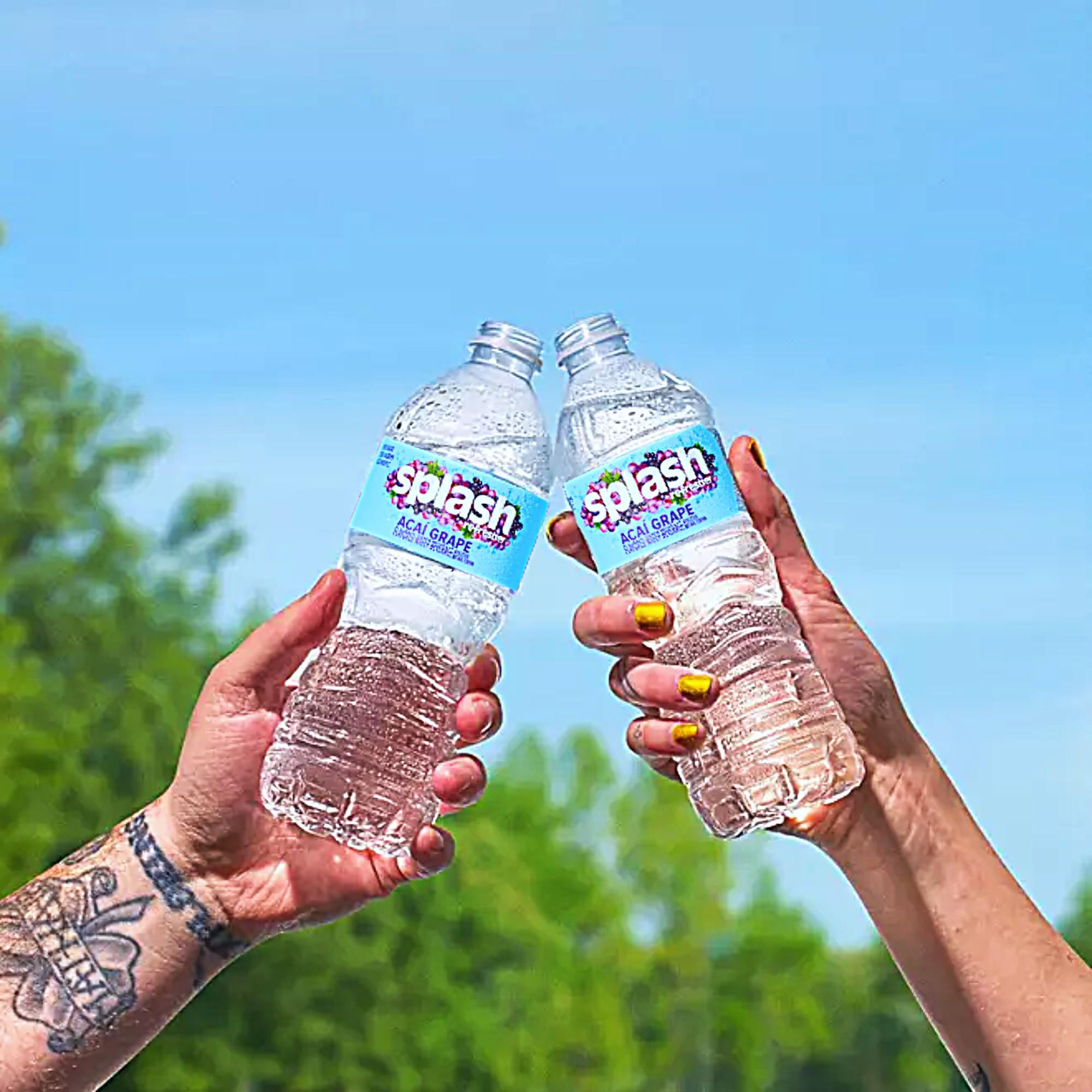 Water Bottle Splash