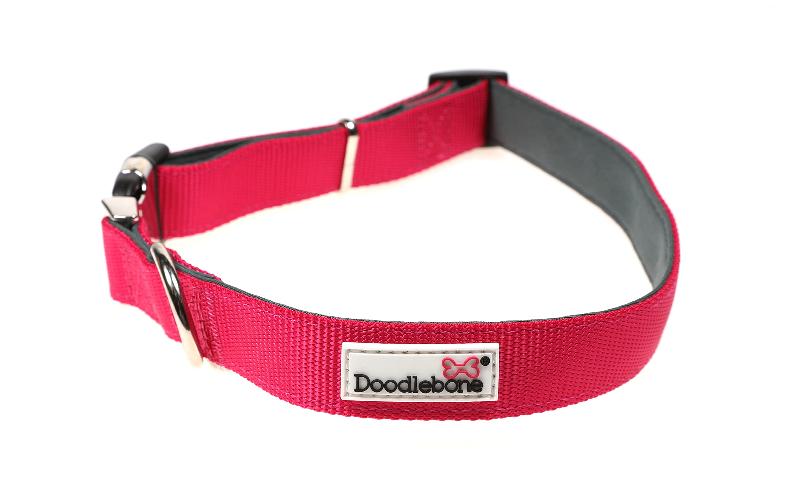 Doodlebone Padded Collar, Fuchsia, 3-6 : Amazon.co.uk: Pet Supplies