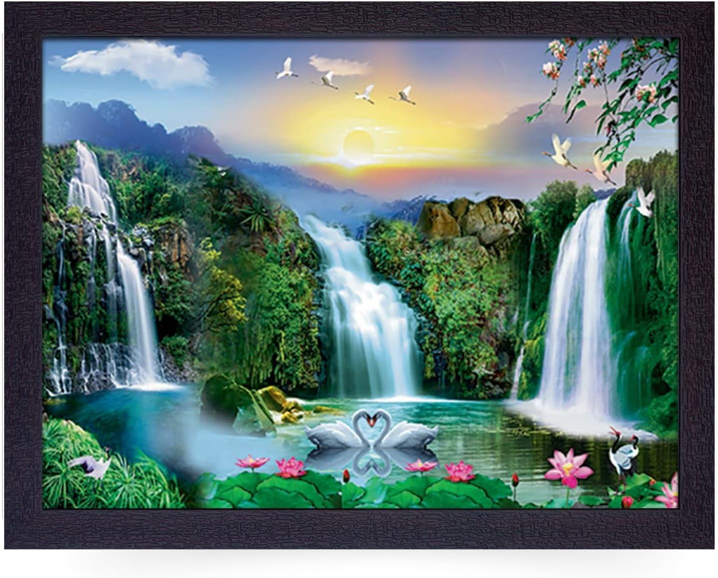 SAF paintings Waterfall Nature UV Coated Home Decorative Gift Item ...
