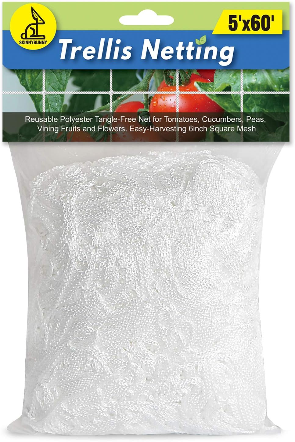 Amazon.com : Toolazy Soft Mesh Nylon Trellis Netting Bulk Roll - 5 x ...