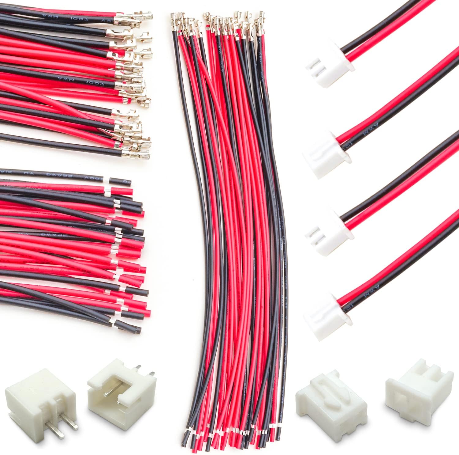 Amazon.com: Teansic 460Pcs MX 1.25mm Connector Kit,2/3/4/5/6/7/8/9/10 Pin Male Female Housing ...