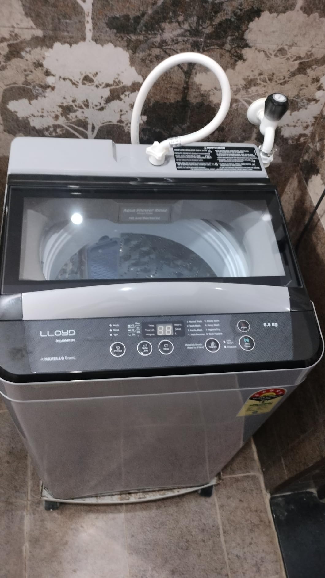 Havells-Lloyd 6.5 Kg Fully Automatic Top Load Washing Machine ...