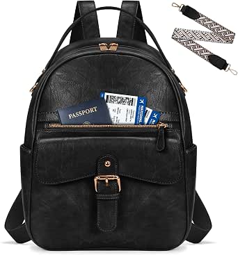 Lubardy Backpack Purse for Women Fashion Mini Leather Backpack Anti ...
