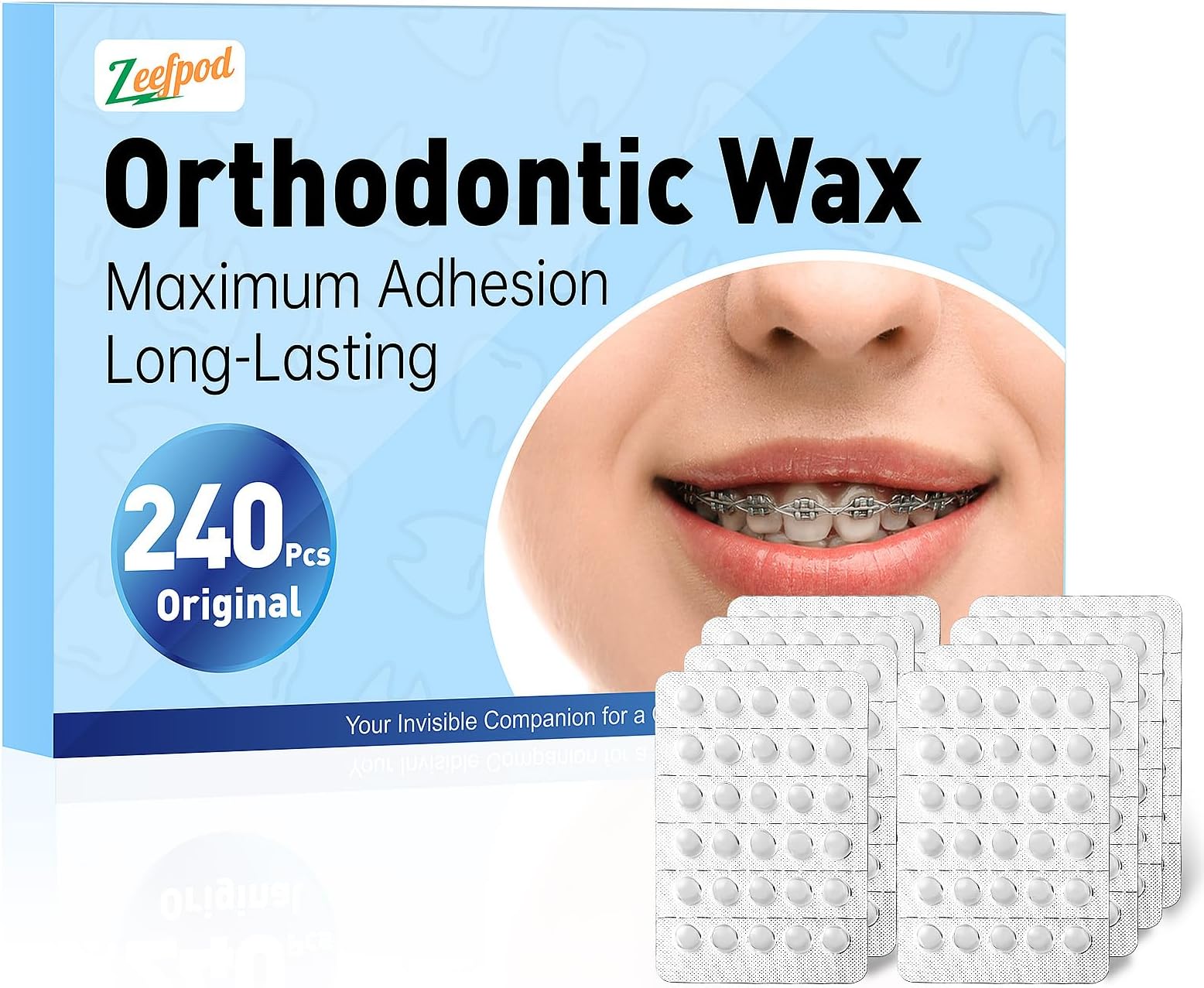 Amazon.com : Bee Well Ortho Wax Pure | All Natural Extra Firm Braces ...