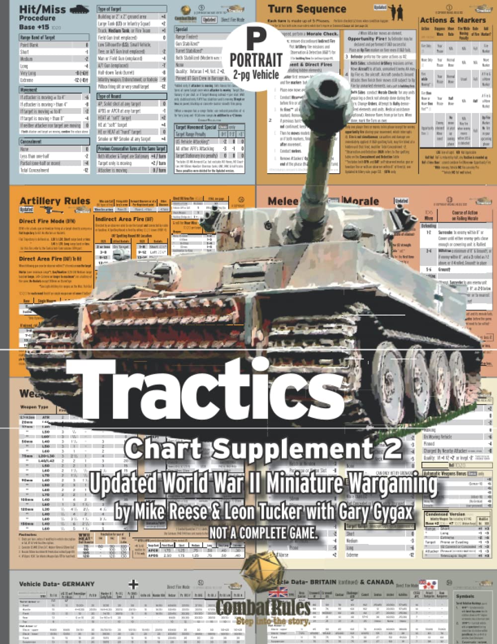 Buy Tractics Chart Supplement 2: Updated World War II Miniature ...