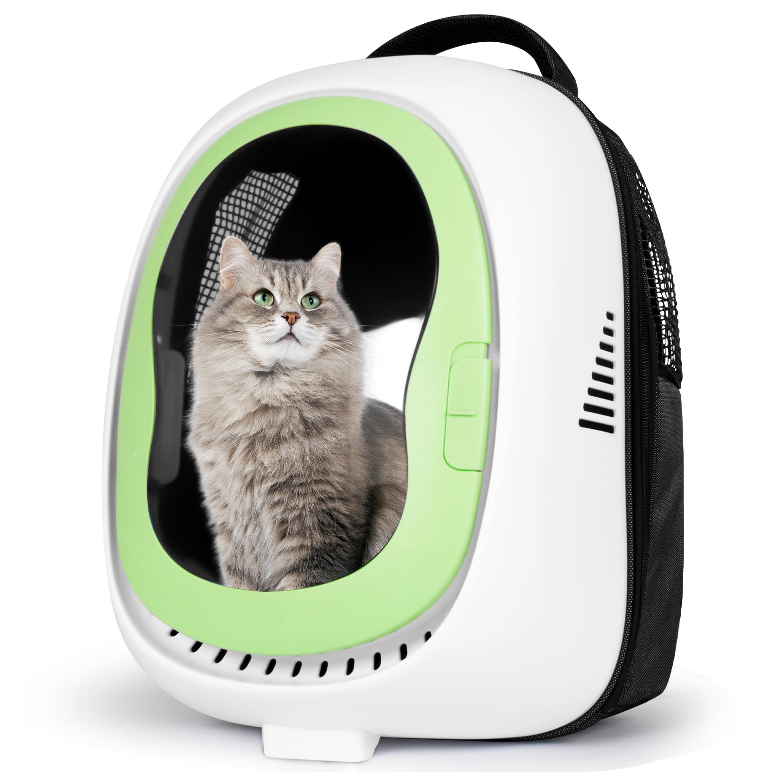 DROFELY Cat Backpack Carrier for Travel Large Carrier Bag Green, Cat ...