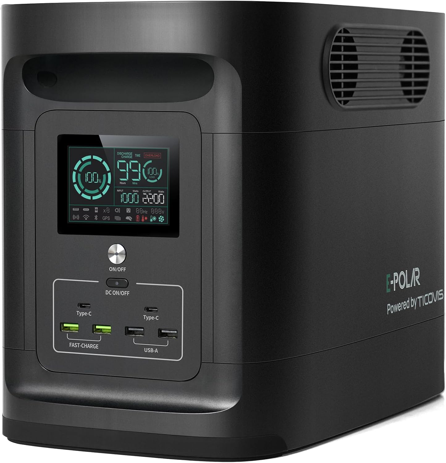 Amazon.com: Portable Power Station,2116Wh Solar Generator with Lithium ...