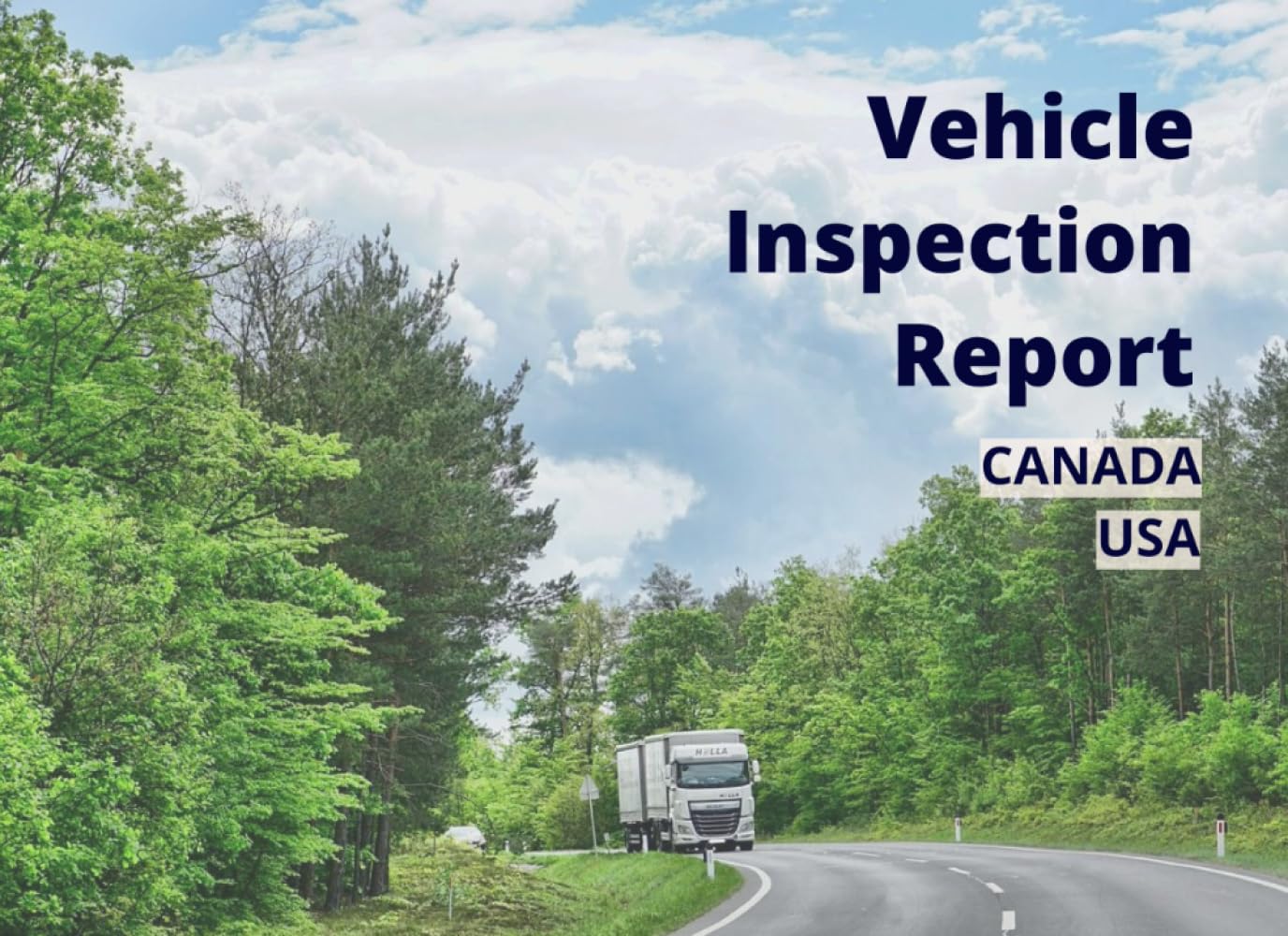 Driver's Vehicle Inspection Report | Canada | USA | 31 Page Book Format ...