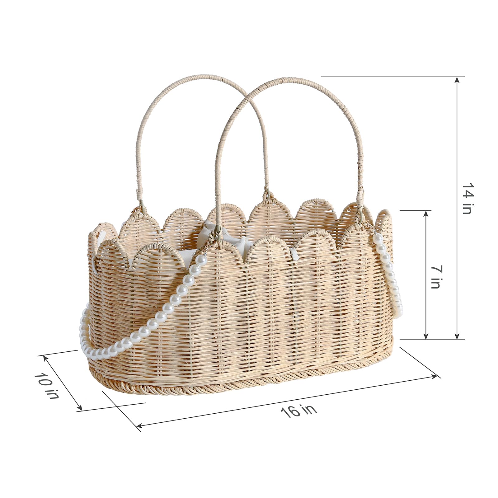 Snapklik.com : Premium Scalloped Diaper Caddy Organizer - Luxury ...