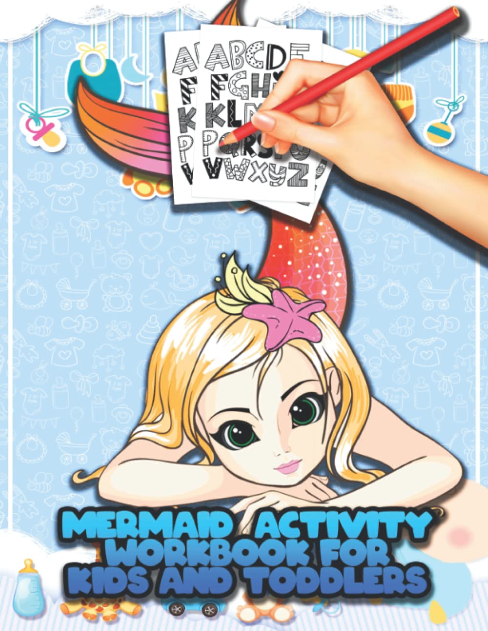 Buy Mermaid Activit Book For Kids And Toddlers: Cute Mermaid A Fun Kid ...
