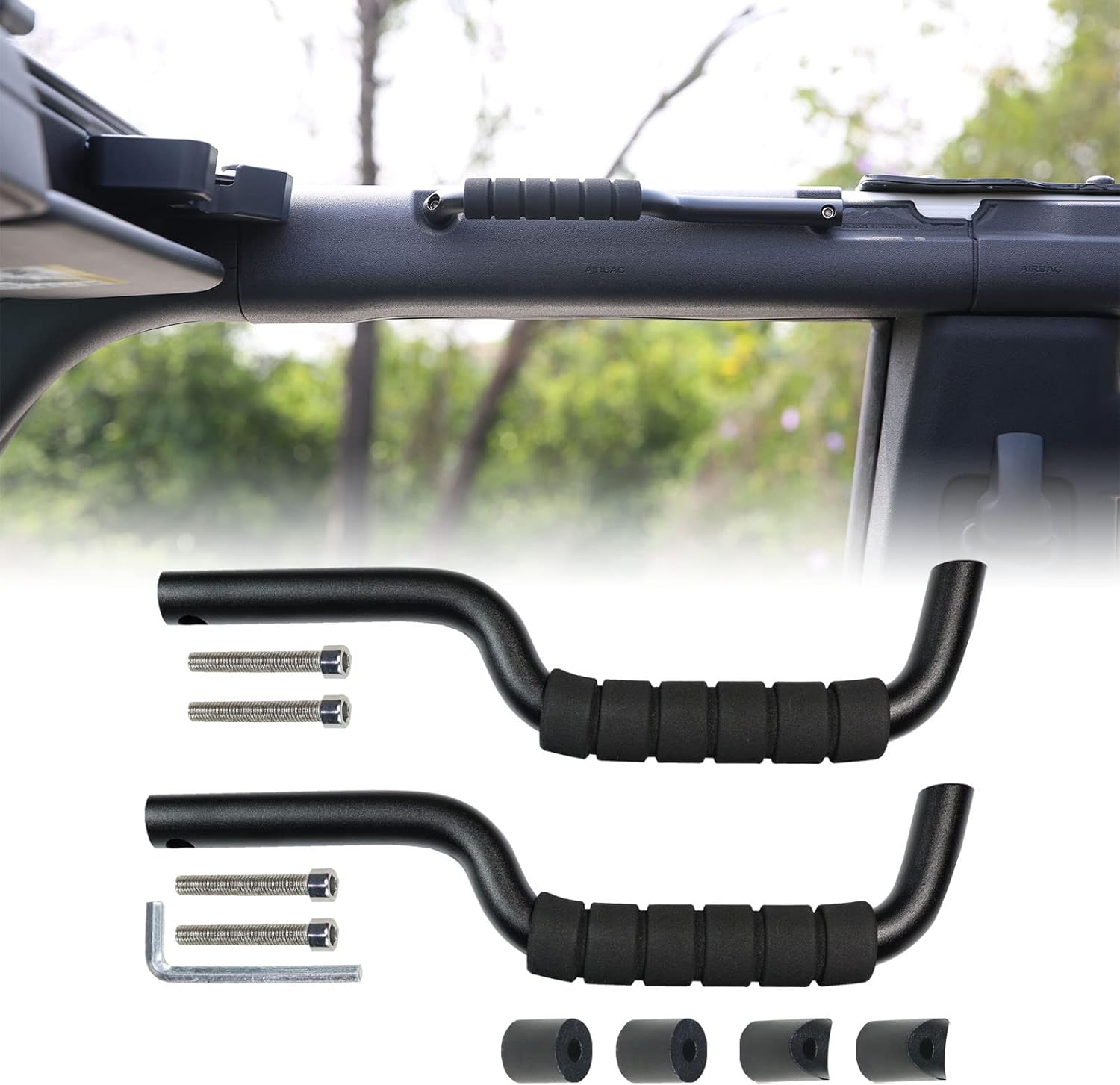 Amazon.com: ROADER Roll Bar Grab Handles for Ford Bronco 2021 2022 2023 ...