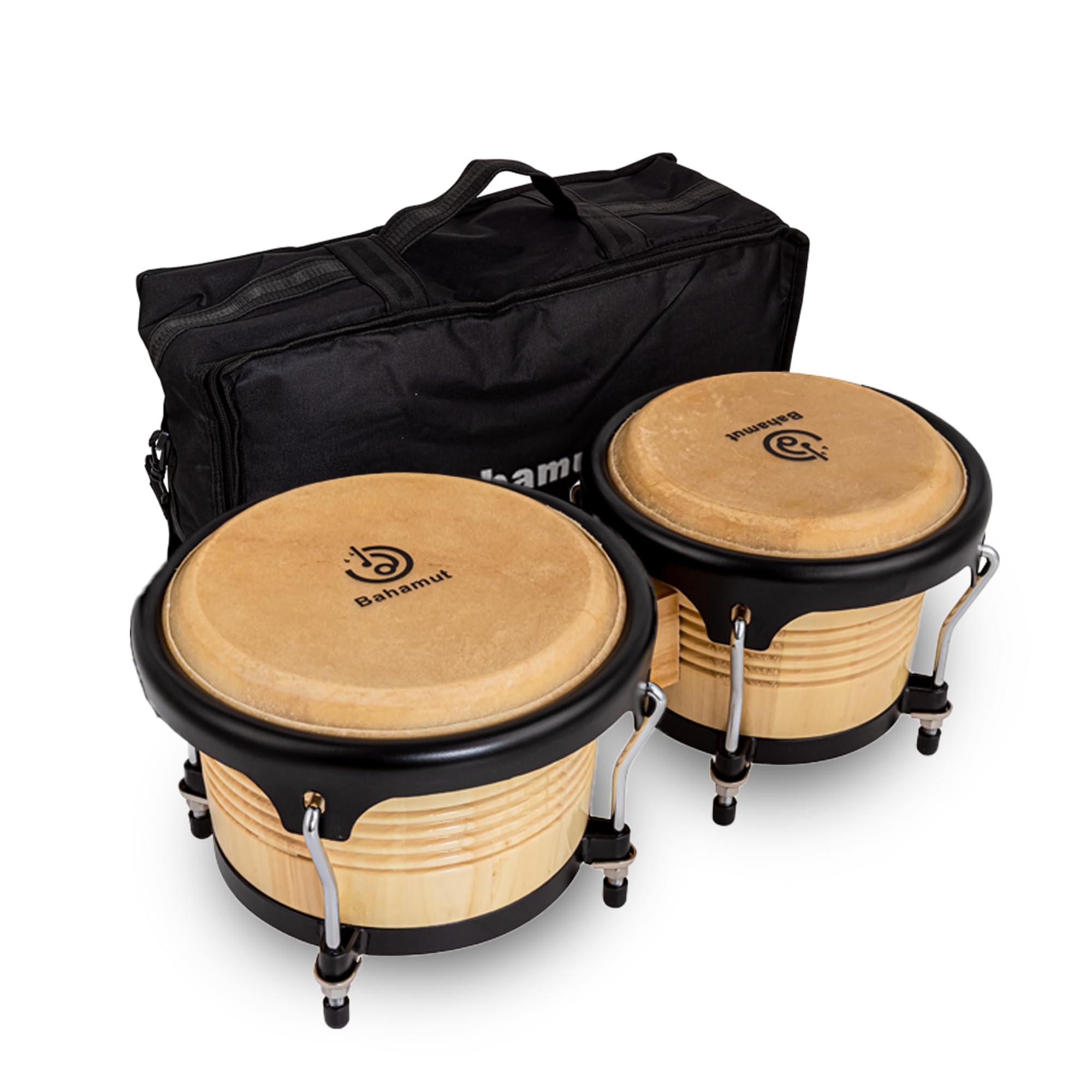 Amazon.com: BAHAMUT Bongo Drum Set, 7"+9" Wooden Bongos for Adults ...