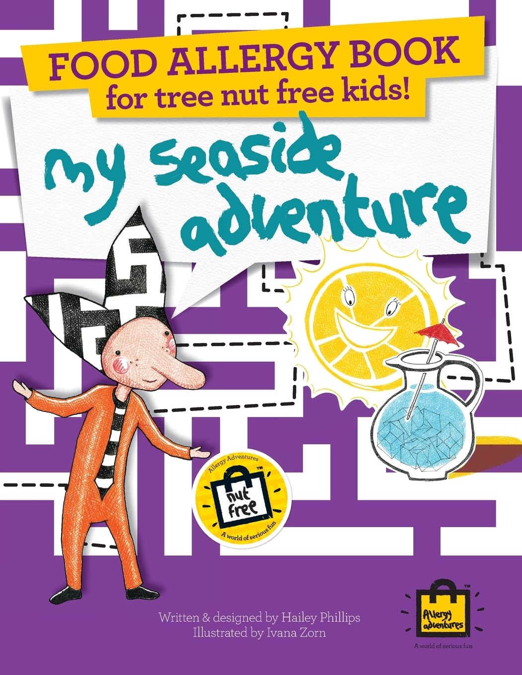 Food Allergy Book for Tree Nut Free Kids!: My Seaside Adventure ...