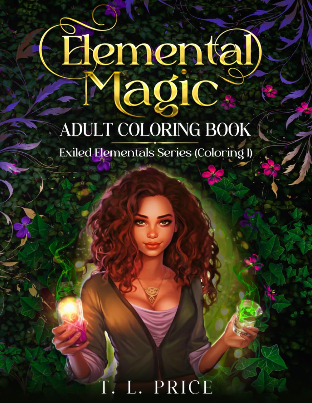 Amazon.com: Elemental Magic Adult Coloring Book: Exiled Elementals Series (Coloring 1 ...