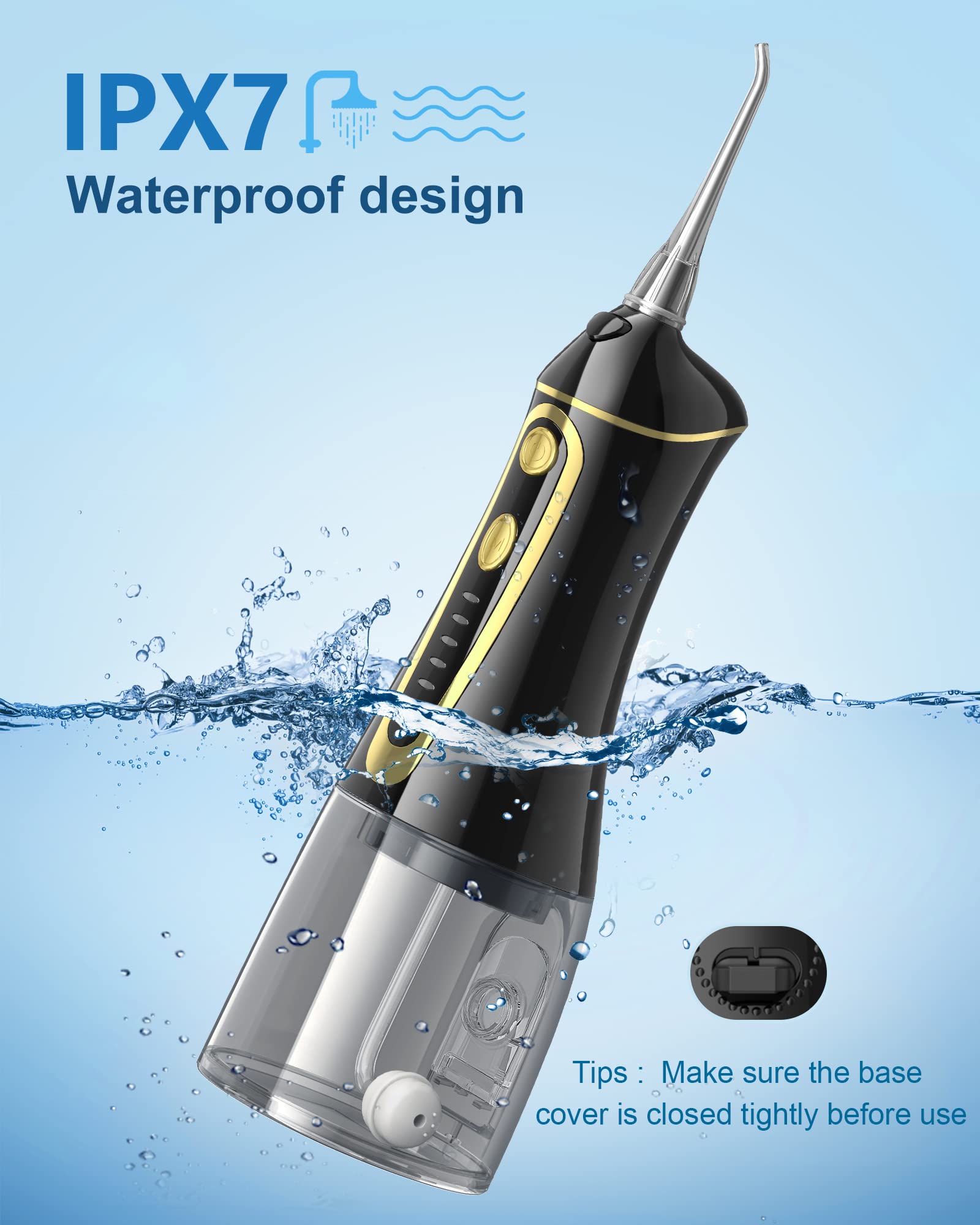 Snapklik.com : Water Dental Pik Flosser,SmilEglade Water Rechargeable ...