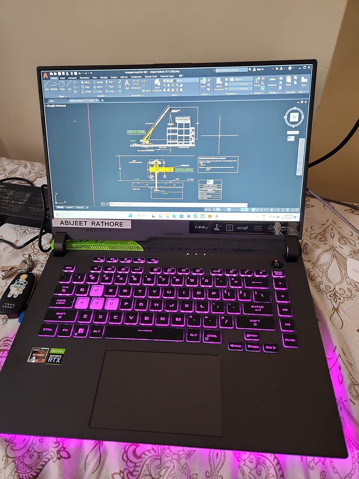 ASUS ROG Strix G15 (2022), AMD Ryzen 7 6800H, 15.6" (39.62 cm) FHD ...