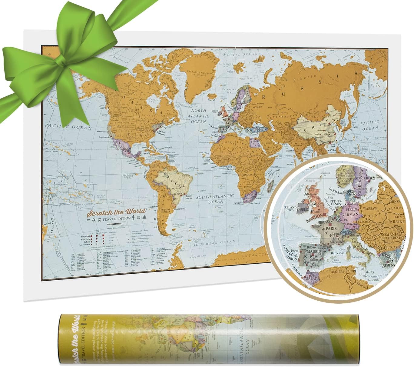 Maps International - World Map - Front Sheet Lamination - 118.9cm (w) x ...