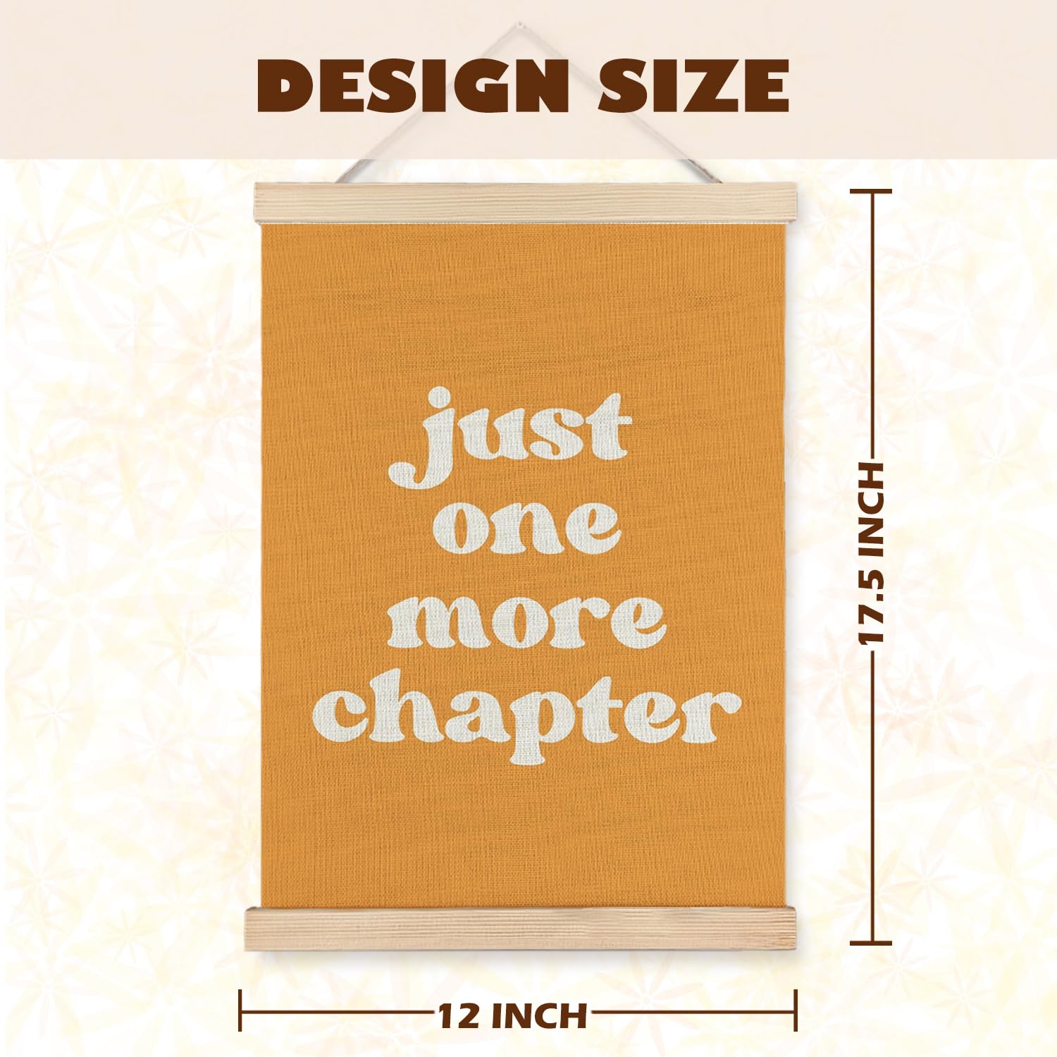 Snapklik.com : Luvadian Just One More Chapter Poster Hanger Frame
