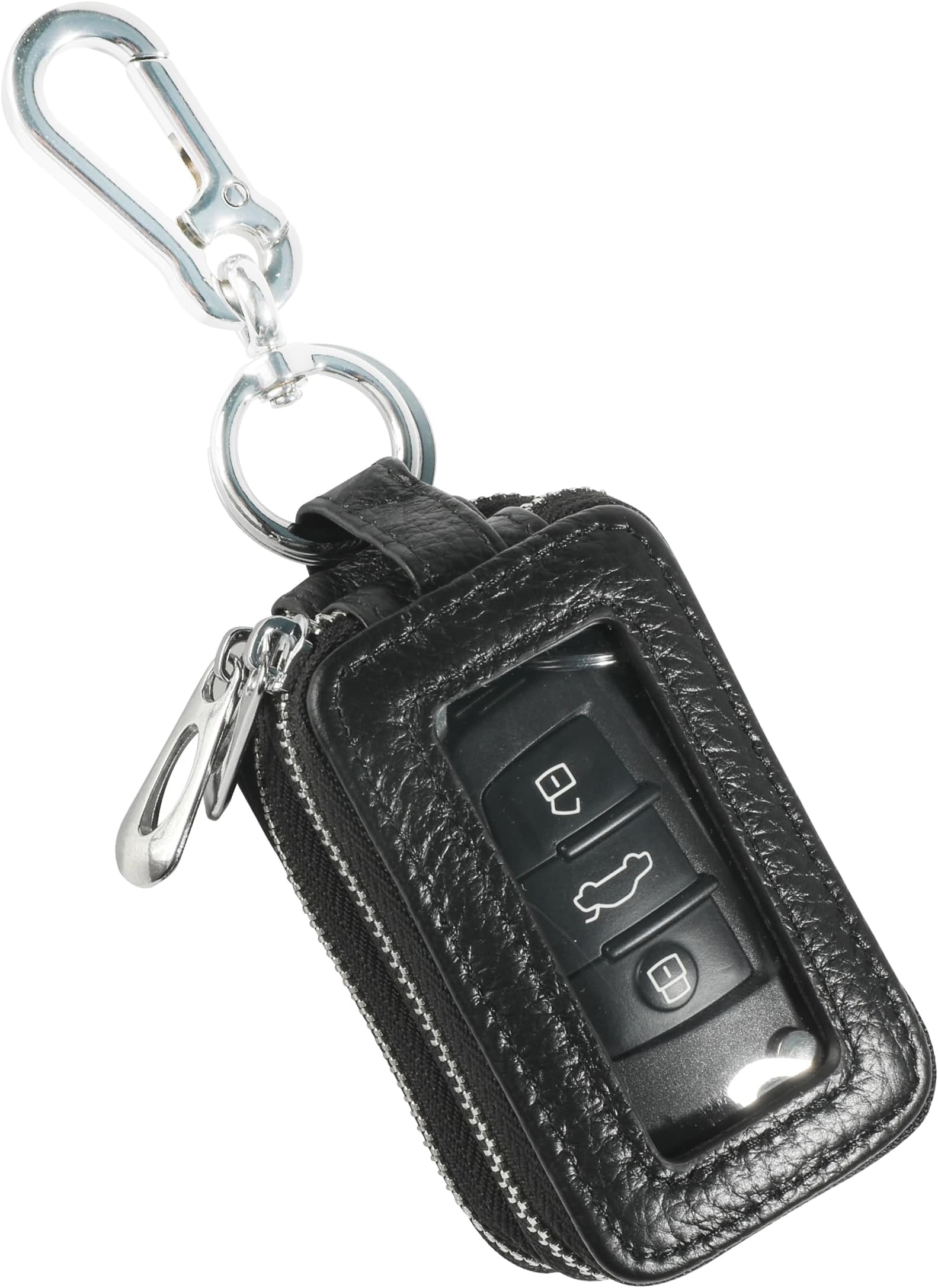 Amazon.com: 2 Pieces Superior Leather Car Case Key Fob Protector, Smart ...