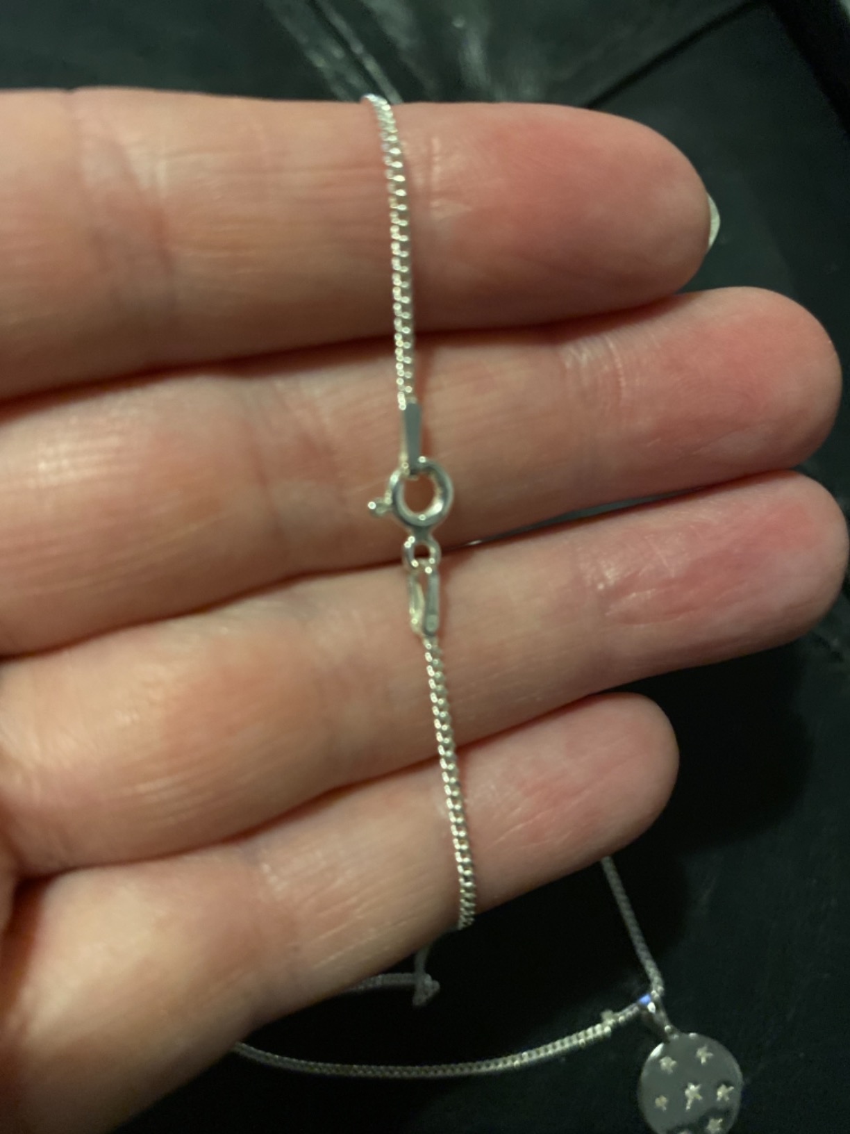 Heather Needham 925 Sterling Silver 17" (43cm) Curb chain - 1.2 gauge ...