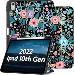 Amazon.com: SUROCASE for iPad 10.9 inch Case 2022 with Pencil Holder ...