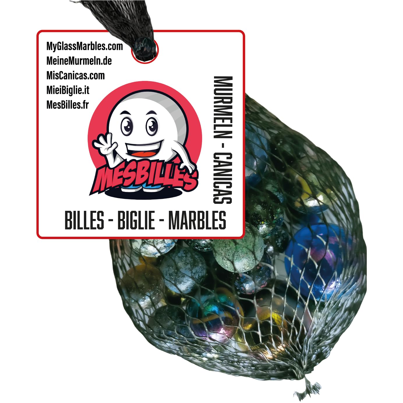 Ma Collection de Billes Multi-Couleurs, 28 Billes en Verre Univers ...