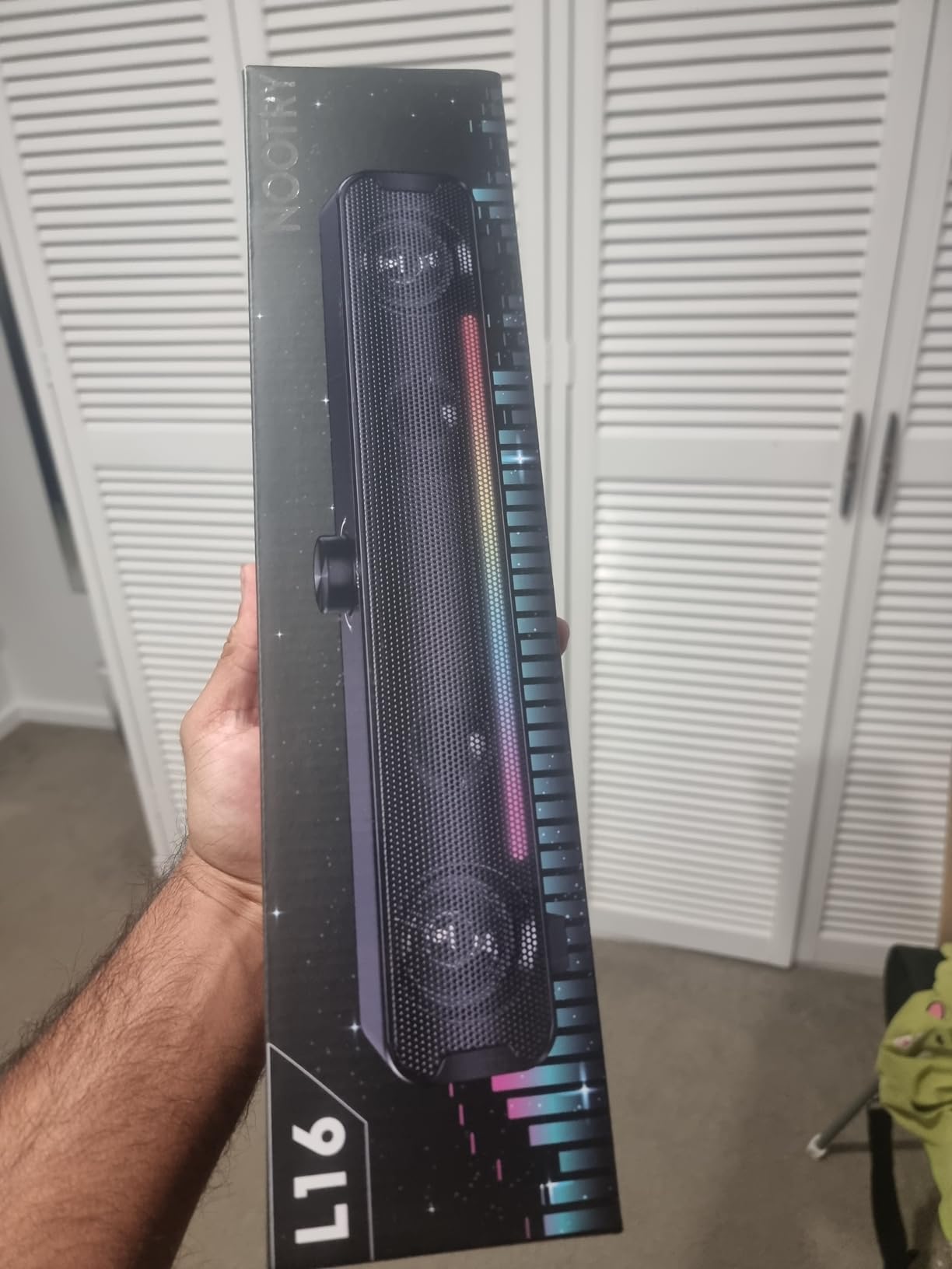 Computer Speakers, Bluetooth Dynamic RGB Laptop Sound Bar, 16W Dual ...