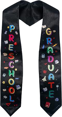Amazon.com: GraduatePro Prechool Graduation Stole Bulk Printed Kids ...