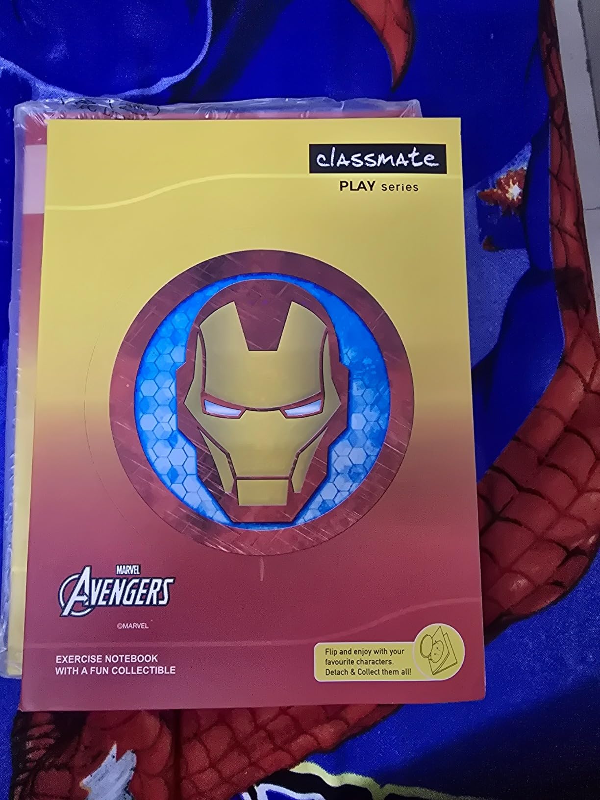 Classmate Play Series | Avengers 3 in 1 Flip Cover Notebook | Single ...