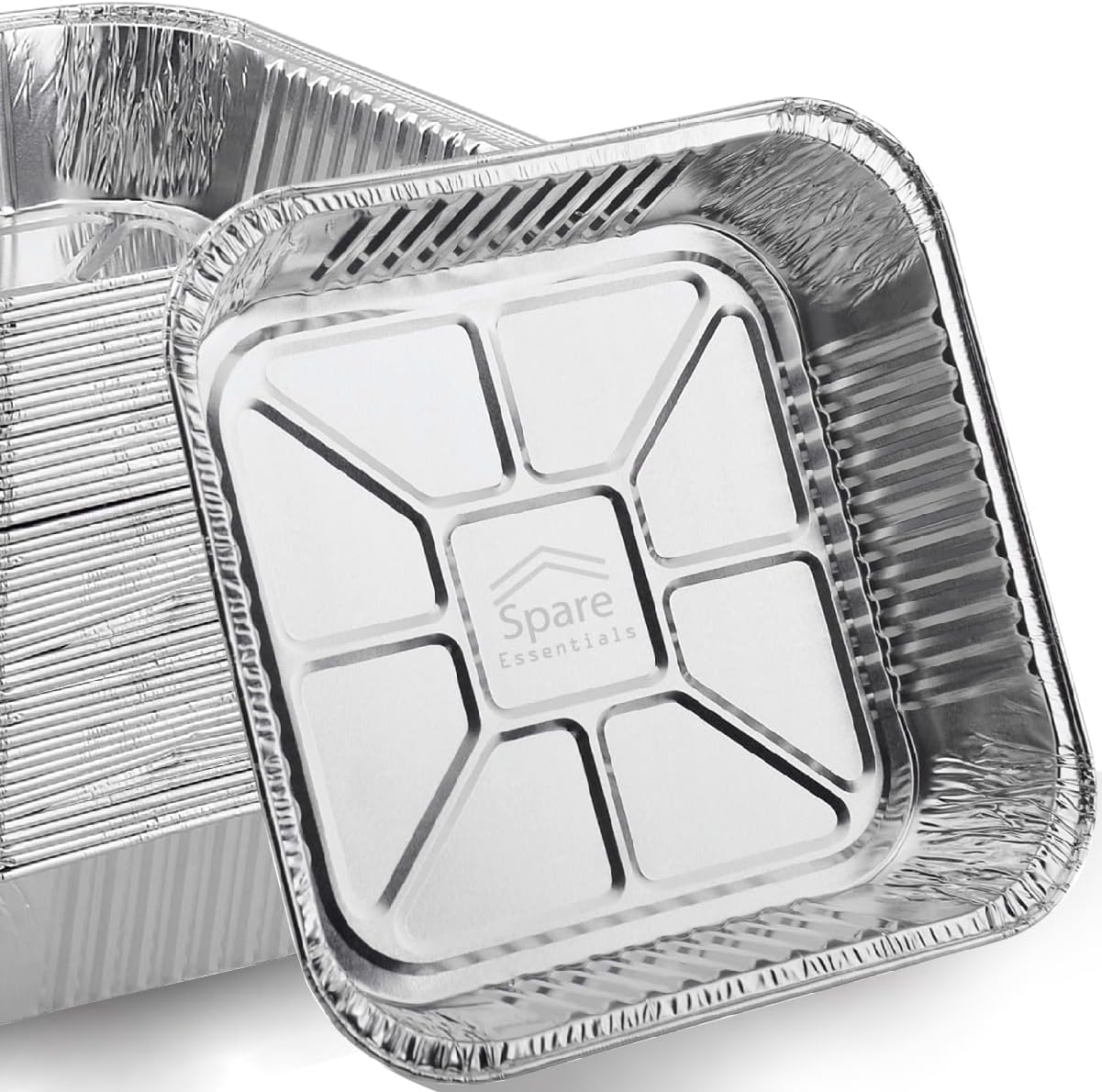 Amazon.com: 8x8 Foil Pans (55 Pack) - 8 Inch Square Aluminum Pans ...