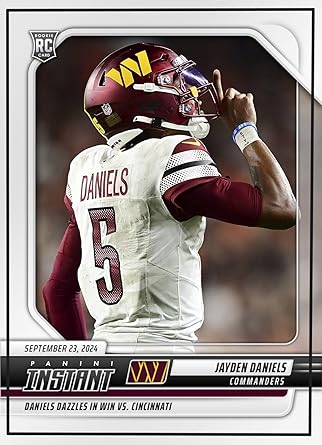 Amazon.com: 2024 Panini Instant NFL Jayden Daniels #54 Washington ...