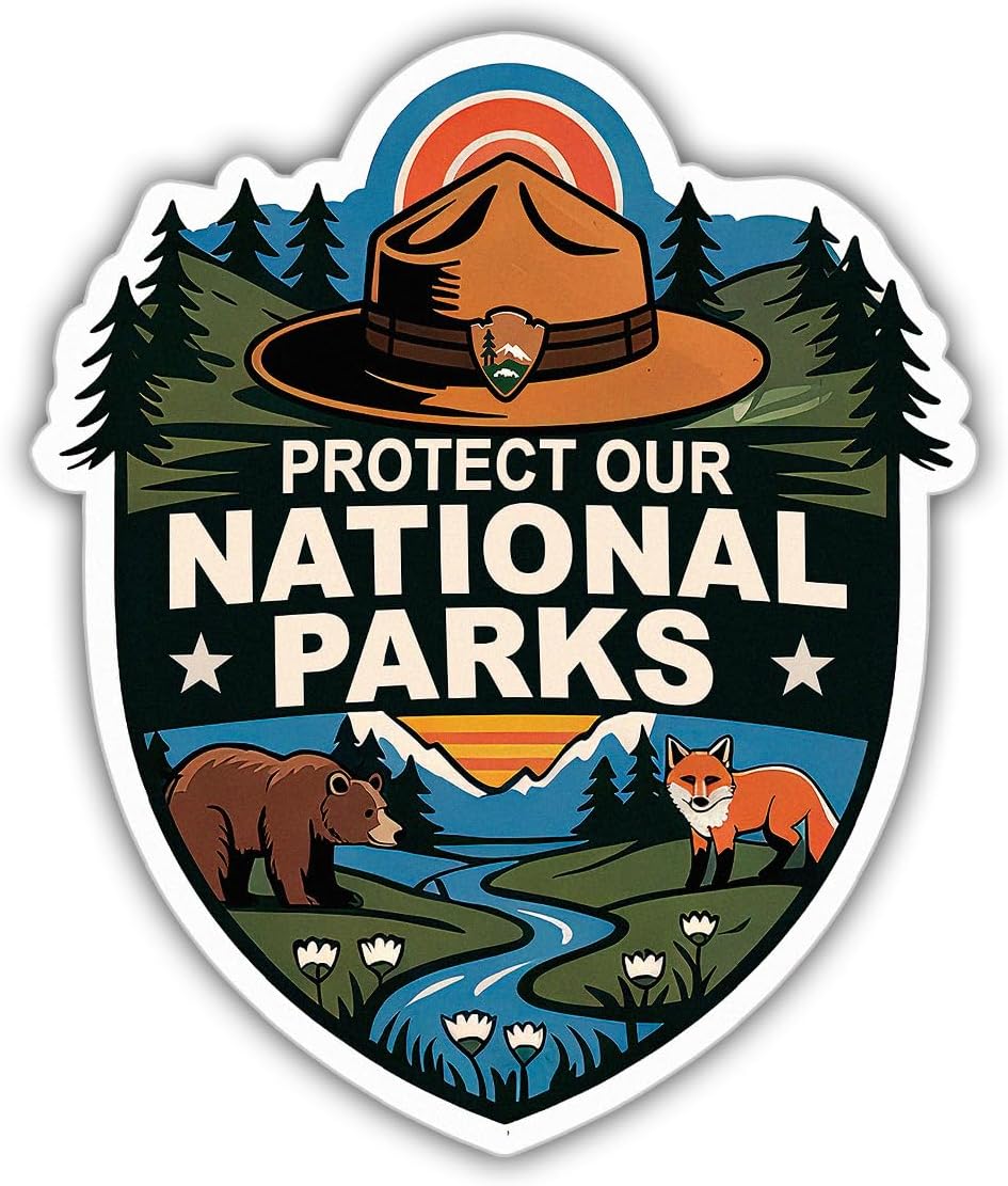 Amazon.com: Protect Our National Parks Sticker Save Park Animal Lover ...