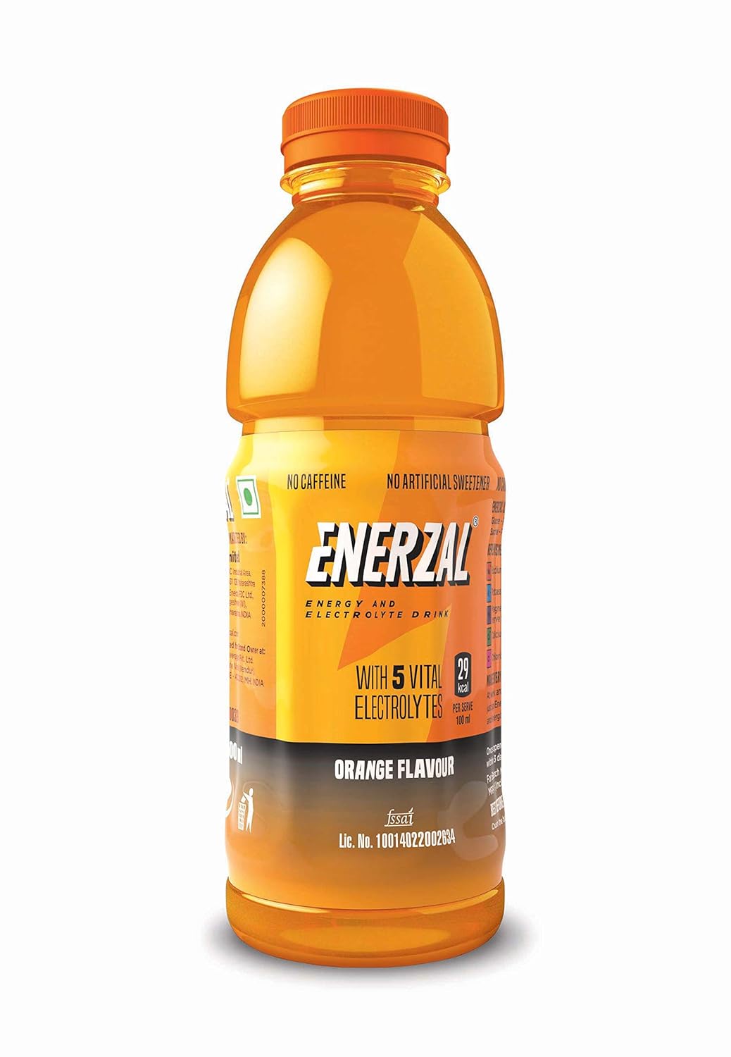 Enerzal Energy Drink Orange Flavour pack of 3 (Liquid) - 500ml : Amazon ...