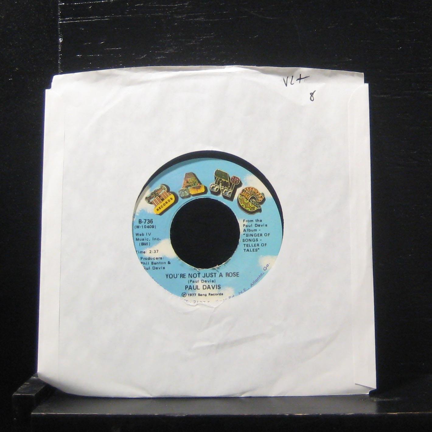 Amazon.com: Paul Davis - Darlin / Youre Not Just A Rose - 7" Vinyl 45 ...