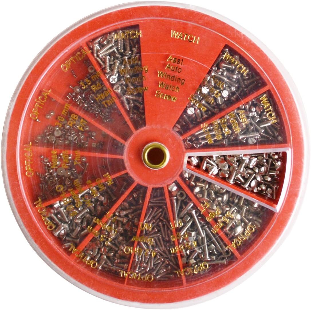 Amazon.com: 1,000/Pk Watch Screw Assortment Watchmaking Optical Tool ...