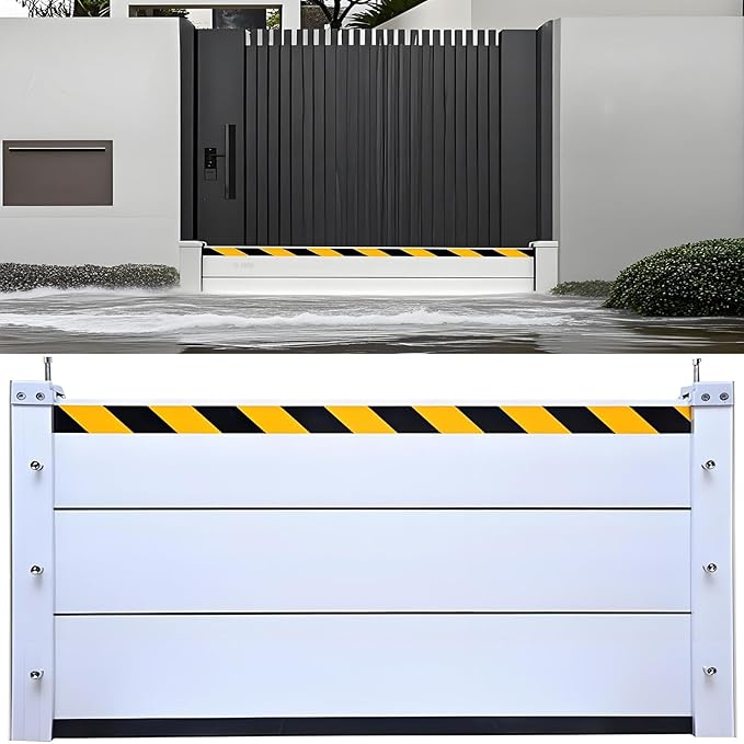Garage Door Flood Barriers for Home - Easy Flood Barrier Aluminum Alloy ...