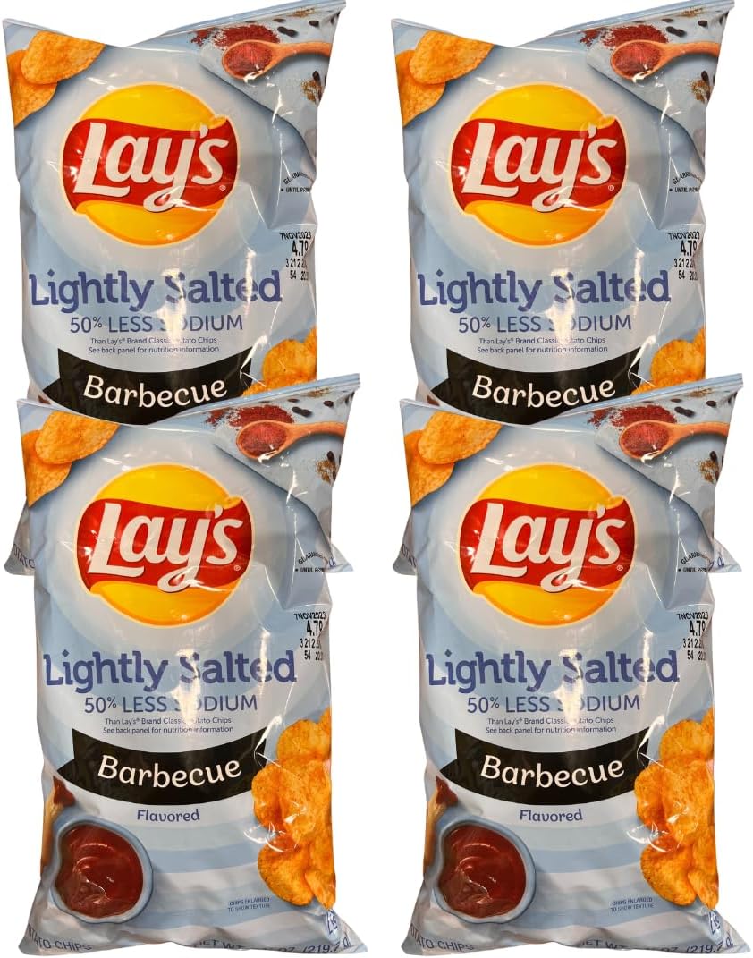 Amazon.com: Lay's Lightly Salted Barbecue, 7.75oz