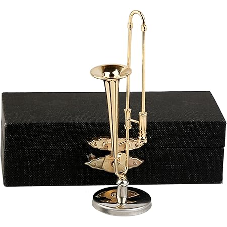 Amazon.com: Dselvgvu Copper Miniature Baritone Horn with Stand and Case ...