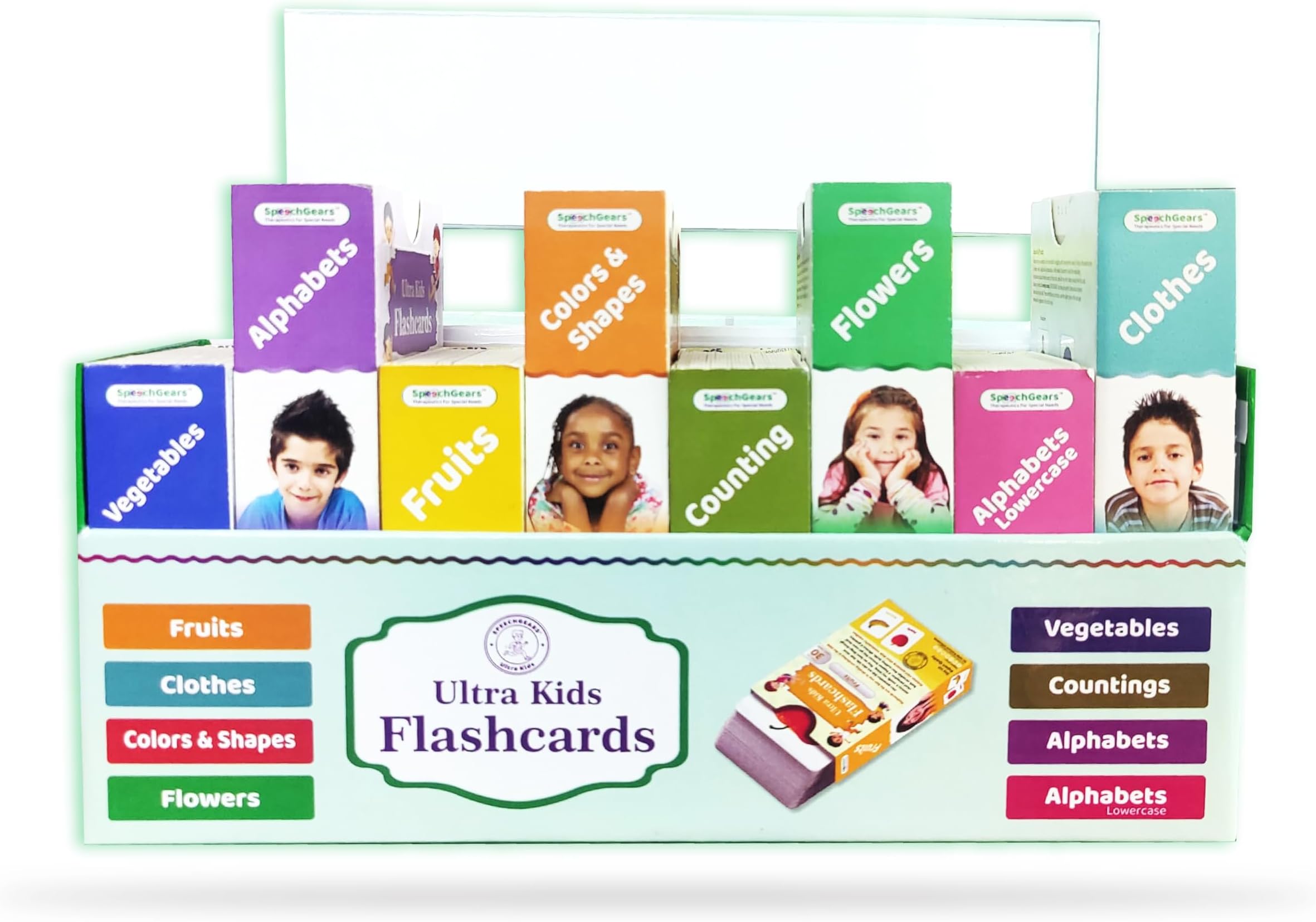 Buy SpeechGears Ultra Kids Flash Cards for Early Learning - Combo Set ...