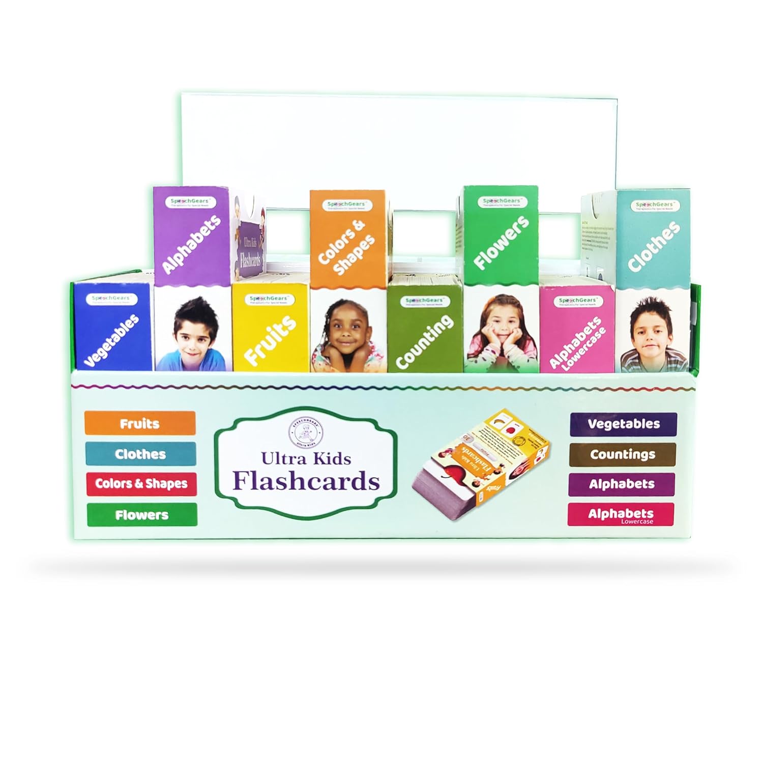 Buy SpeechGears Ultra Kids Flash Cards for Early Learning - Combo Set ...