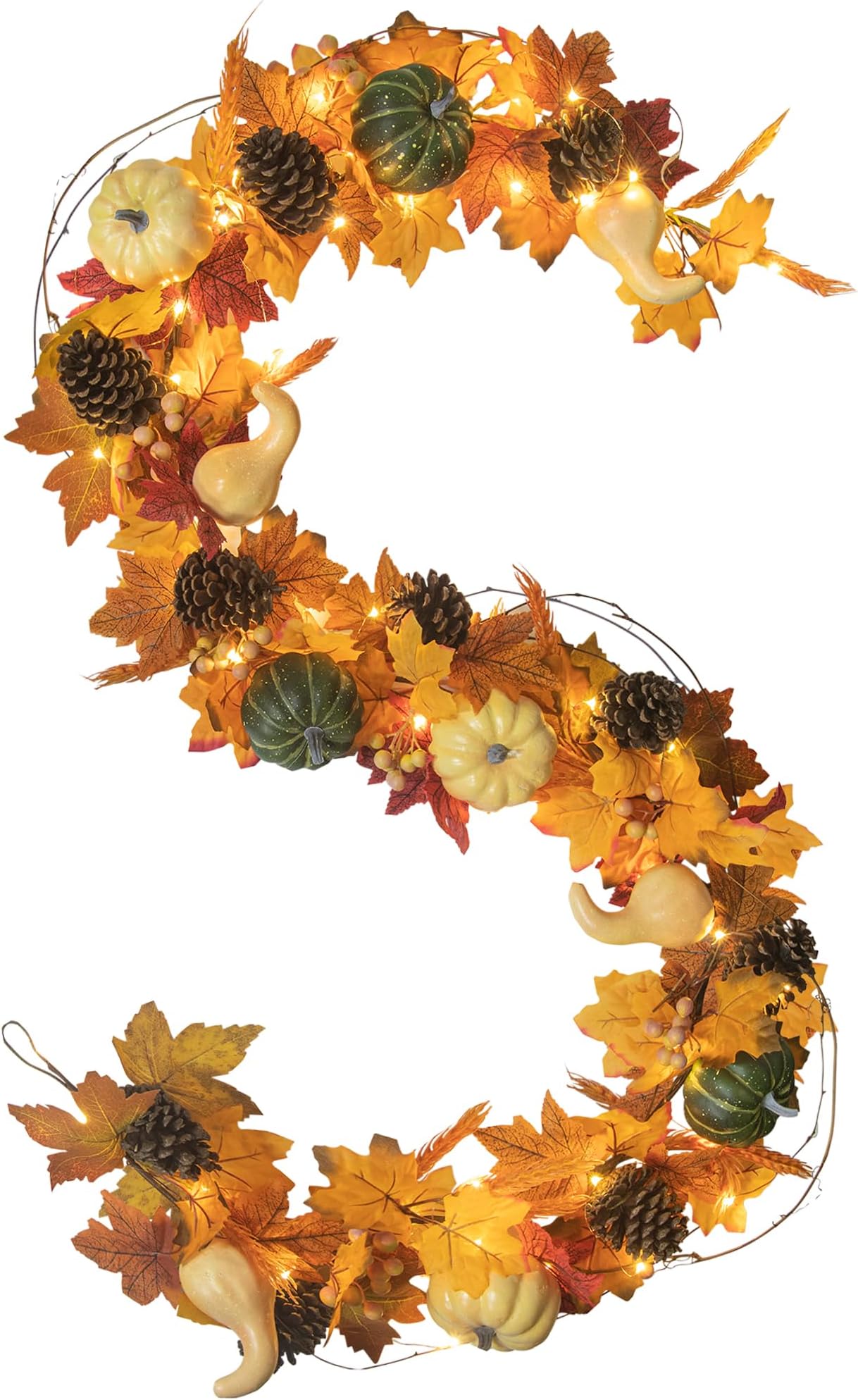 Amazon.com: DearHouse 2 Pack Fall Garland Maple Leaf, 6.5 Ft/Piece ...