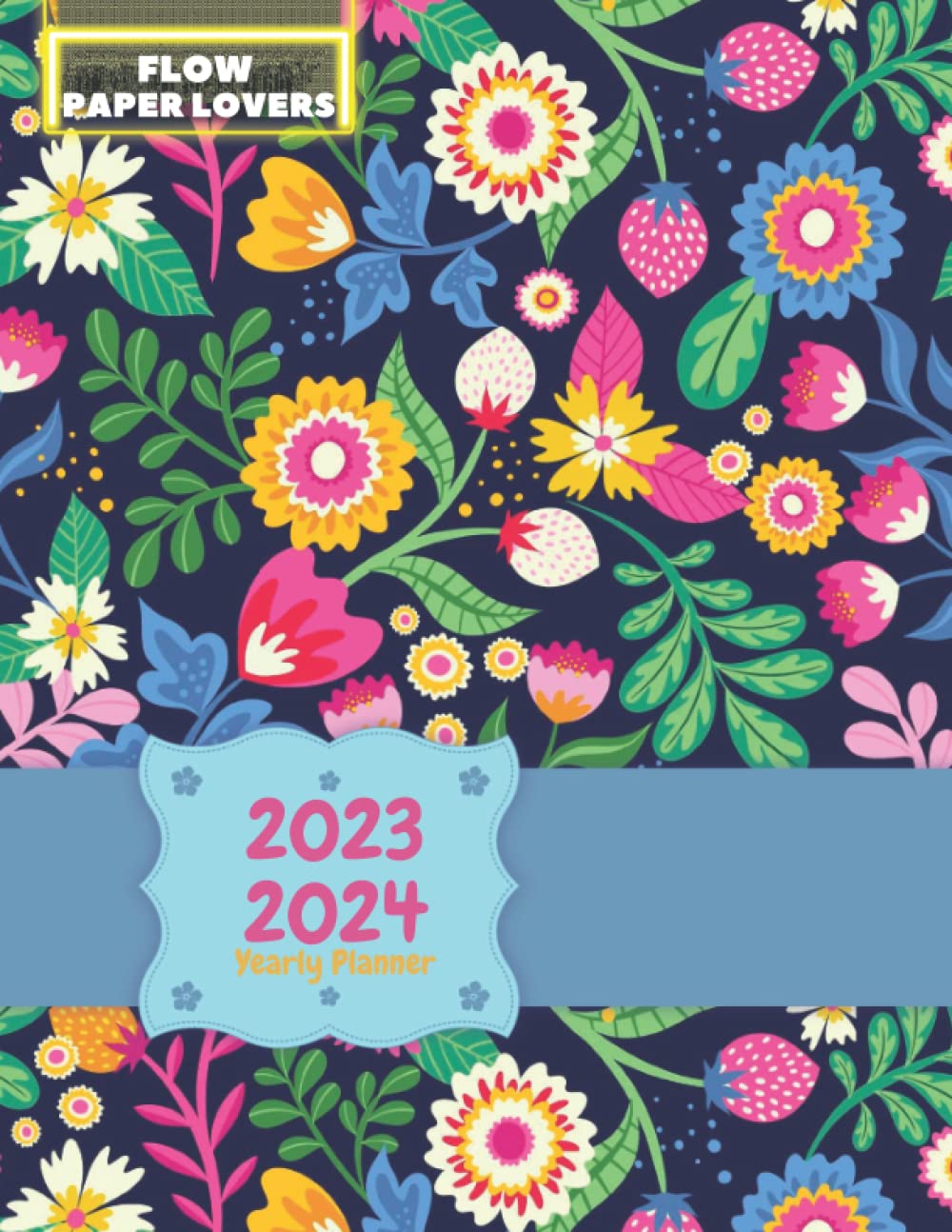 Buy Flow Paper Lovers: 2023-2024 Years Large form Jan 2023 - Dec 2024 ...