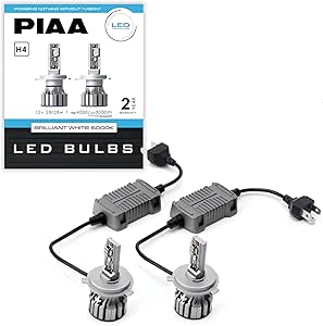 Amazon | 【Amazon.co.jp 限定】PIAA(ピア) ヘッドライト/フォグライト用 LED 6000K BRILLIANT WHITE 12V 28/28W Hi4000 ...