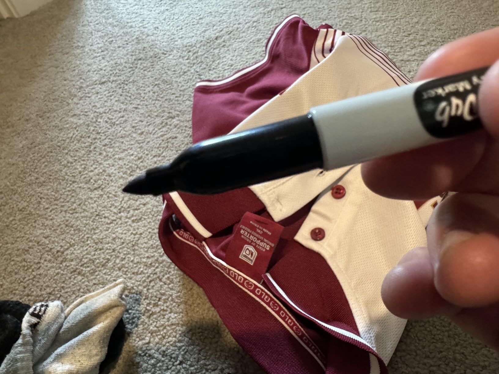 Sharpie Rub a Dub Laundry Marker, Black (Pack of 1): Permanent Markers ...