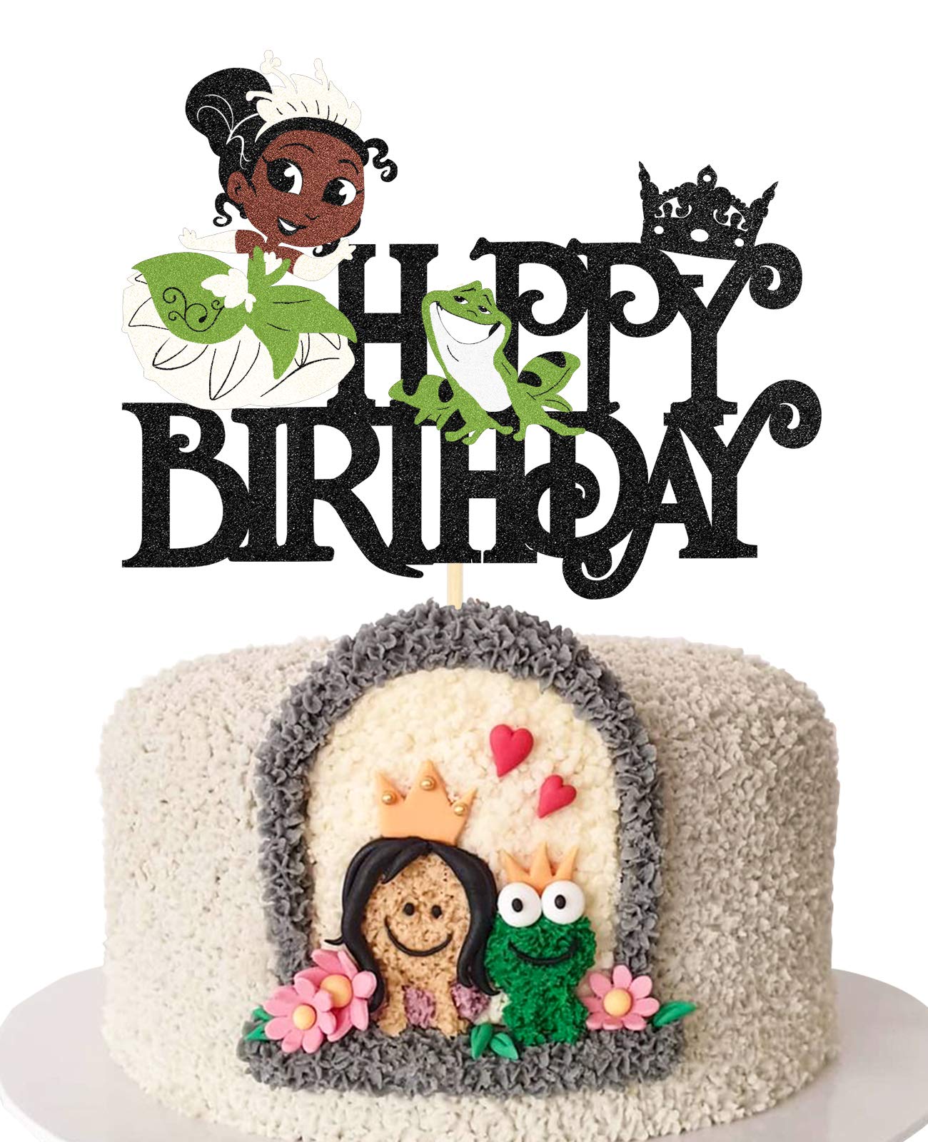 Rarity Glitter The Frog Happy Birthday Cake Topper For Movie ...